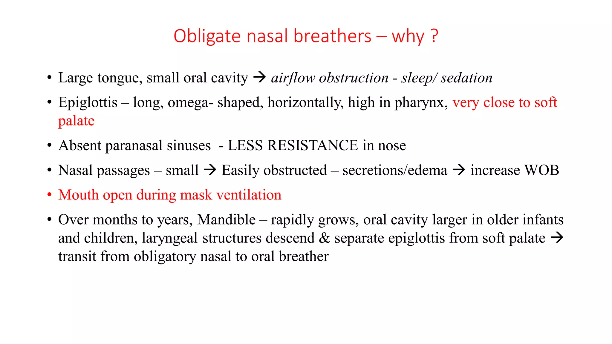 Respiratory physiology pediatric anesthesia | PDF