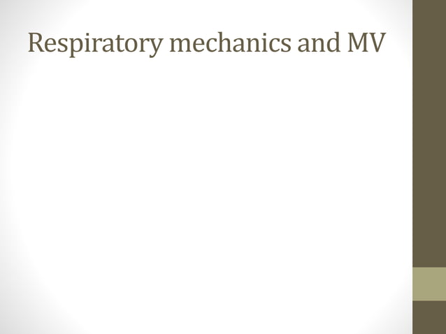 Respiratory physiology 2 | PPT