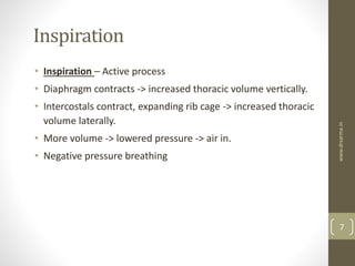 Respiratory physiology 2 | PPTX