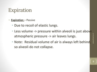 Respiratory physiology 2 | PPTX