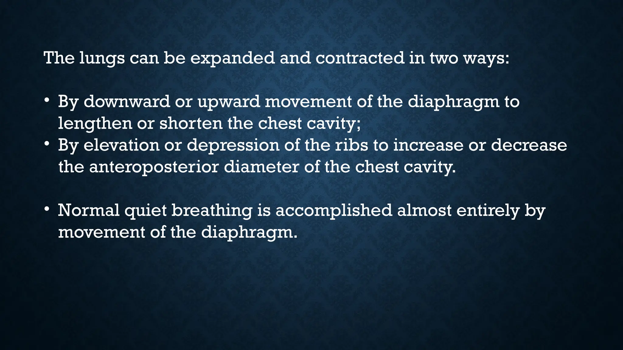 respiratory physiology and it's anaesthetic implications | PPTX