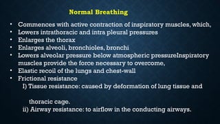 respiratory physiology and it's anaesthetic implications | PPTX