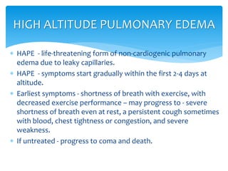 Respiratory physiology at high altitudes | PPTX