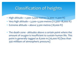 Respiratory physiology at high altitudes | PPTX