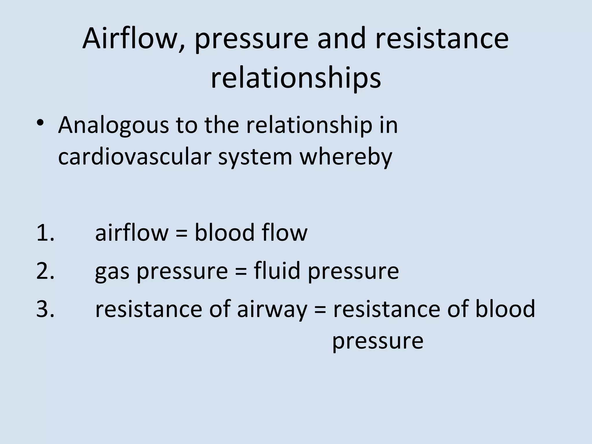 Respiratory physiology on airway resistance | PPT
