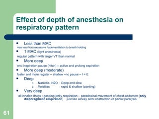 Respiratory Physiology & Respiratory Function During Anesthesia | PPT