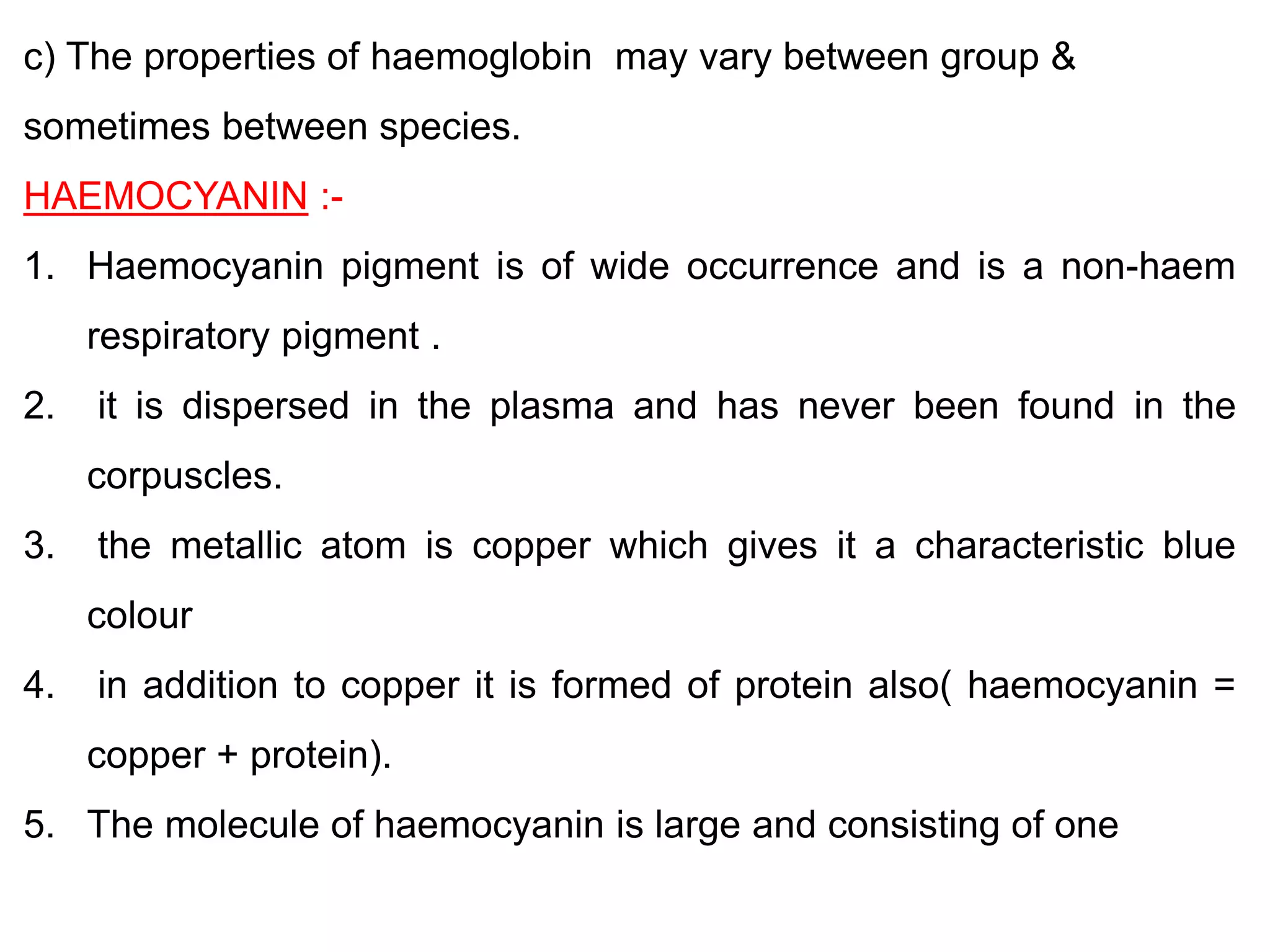 Respiratory Pigment(Girja Pd. Patel) | PPTX