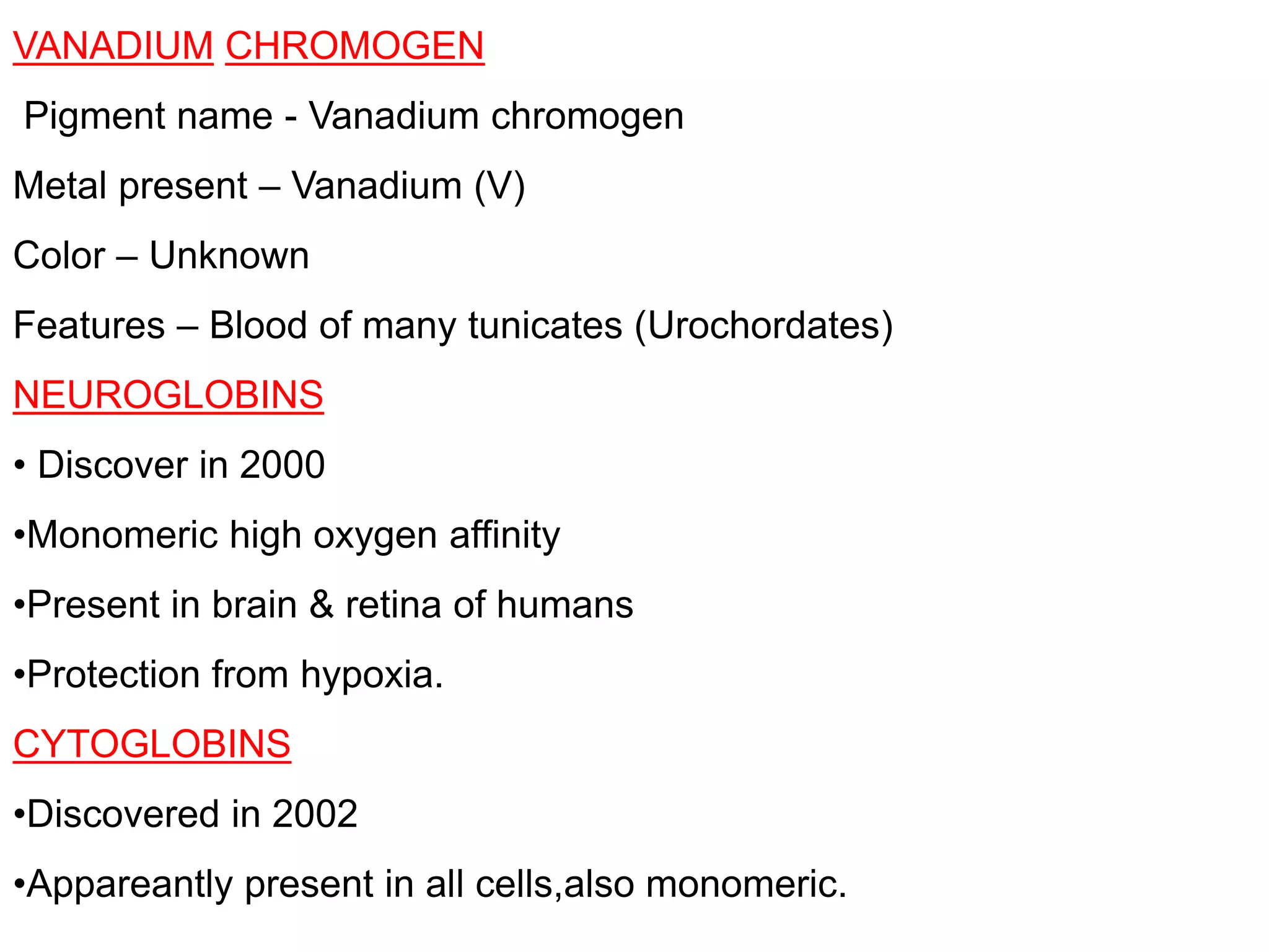 Respiratory Pigment(Girja Pd. Patel) | PPTX