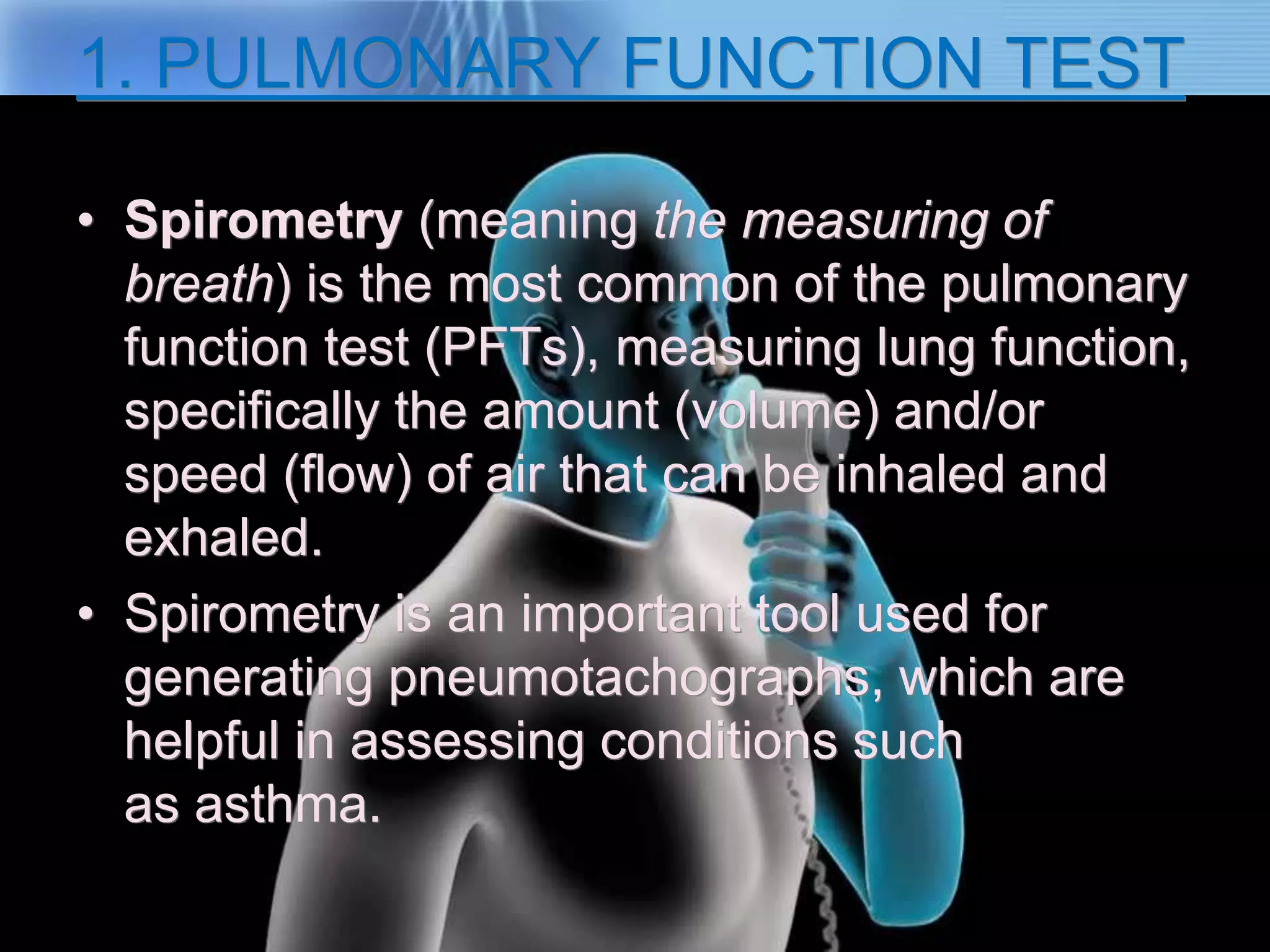Respiratory diagnostic studies and nursing responsibilities | PPTX