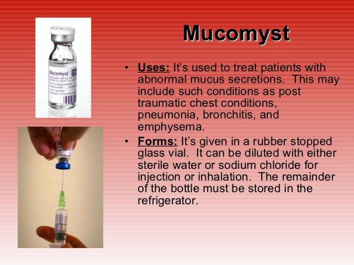 Respiratory prescription drugs