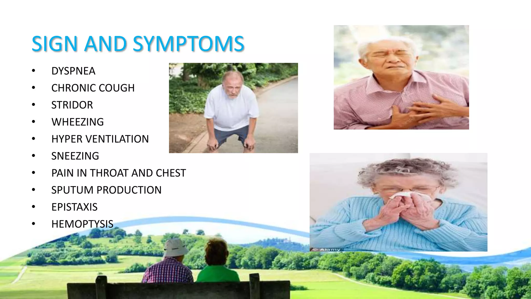 Respiratory problems with aged people | PPTX