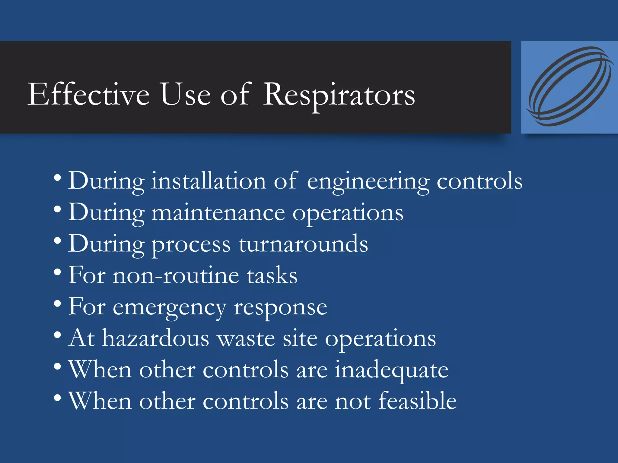 Respiratory Protection | PPT
