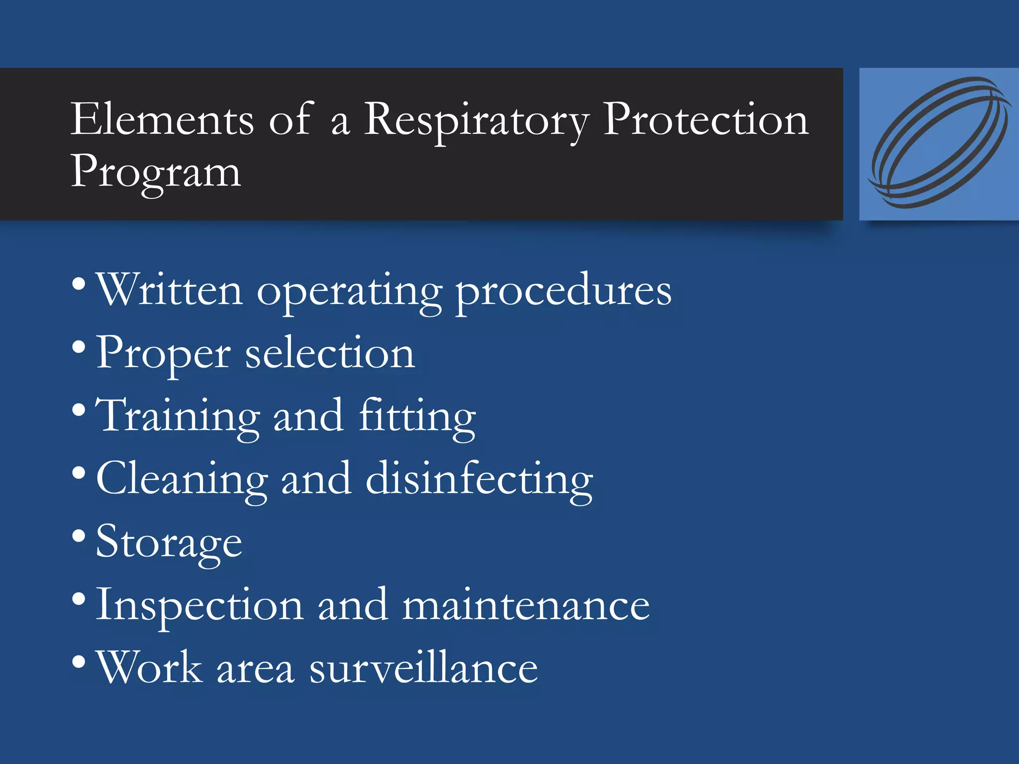 Respiratory Protection | PPT