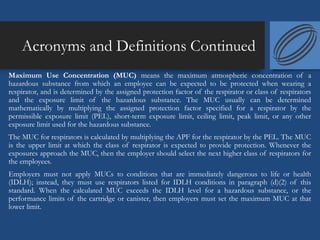 Respiratory Protection | PPT