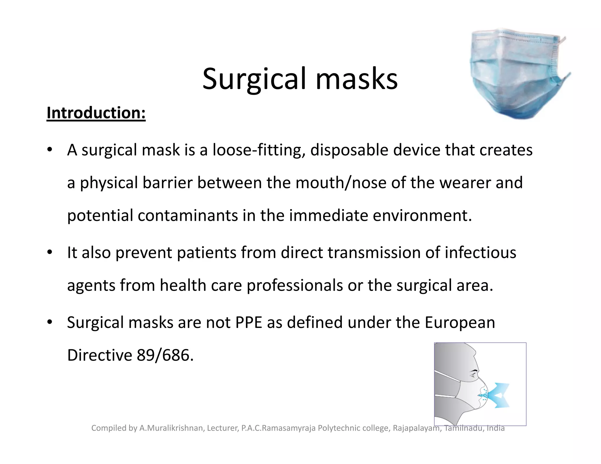 Respiratory protection face masks and respirators | PDF