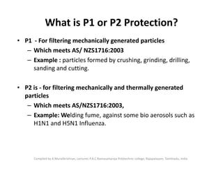 Respiratory protection face masks and respirators | PDF