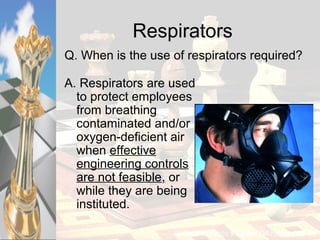 Respiratory protection refresher | PPT
