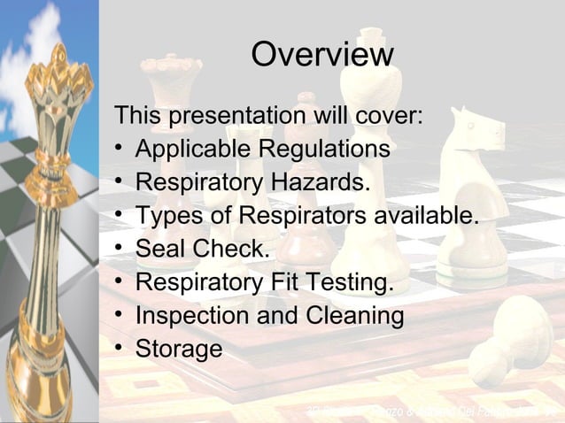 Respiratory protection refresher | PPT | Lung and Respiratory Health ...