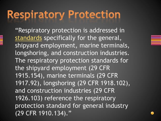 Respiratory Protection Training for Workers | PPT