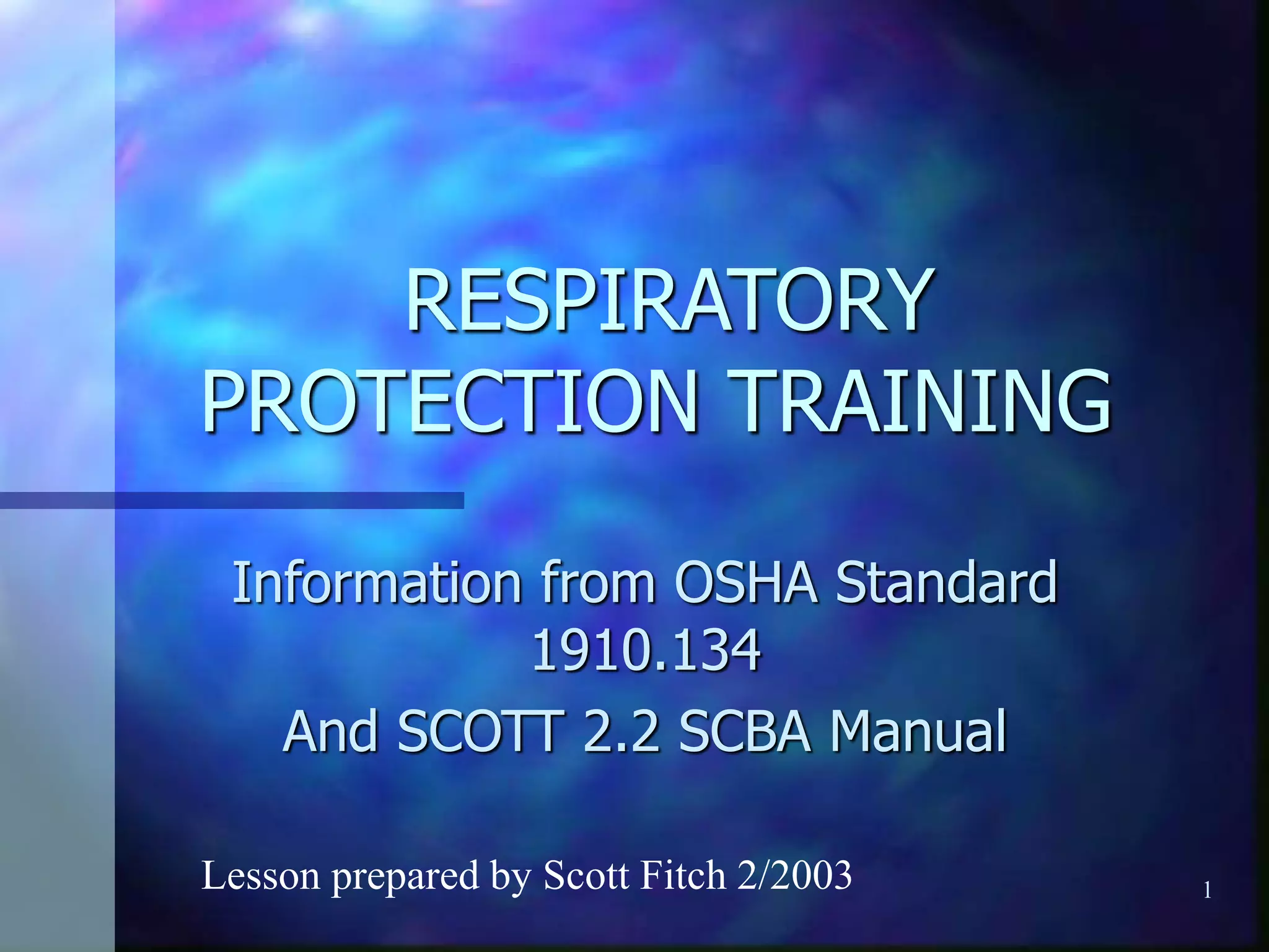 SCBA | PPT