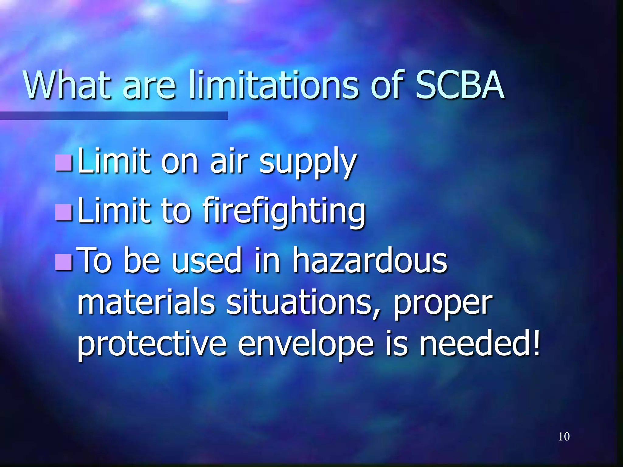 SCBA | PPT