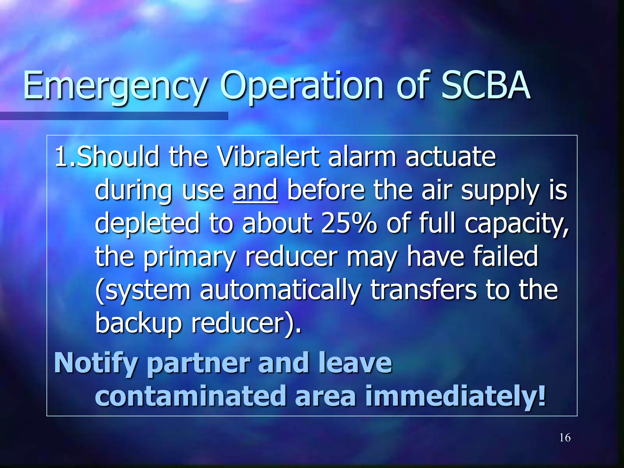 SCBA | PPT