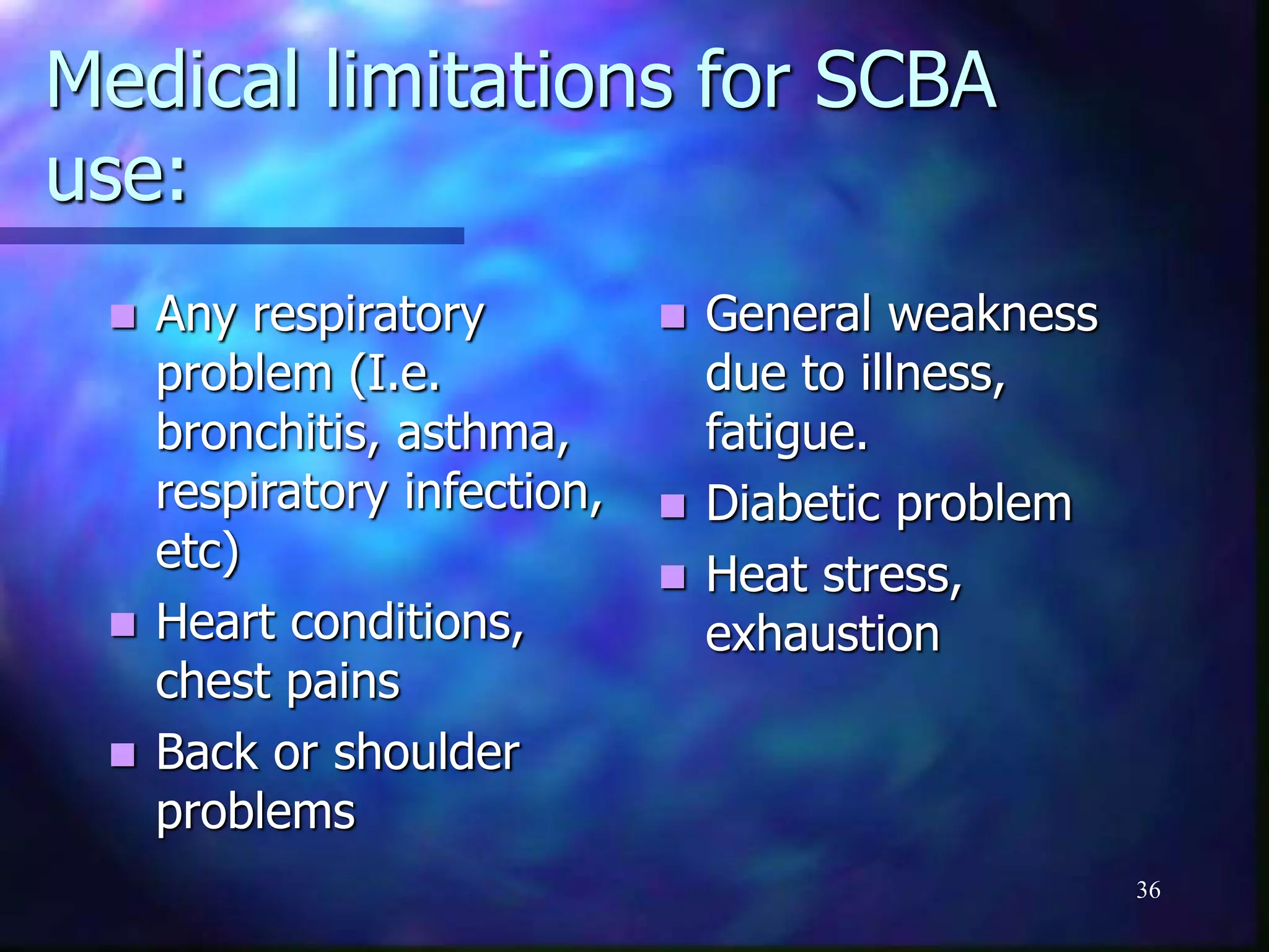 SCBA | PPT