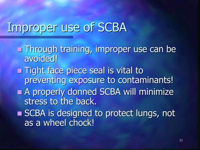 SCBA | PPT | First Aid | Injuries
