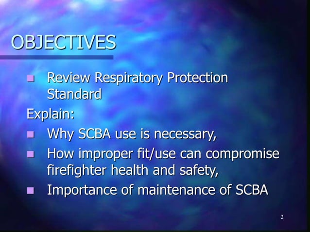 SCBA | PPT | First Aid | Injuries