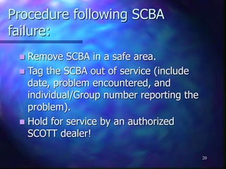 SCBA | PPT