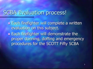 SCBA | PPT
