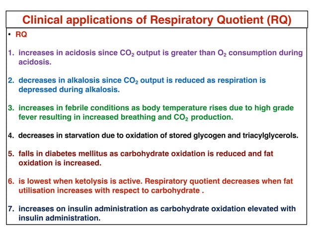 Respiratory quotient of nutrients | PDF | Nutrition | Healthy Living