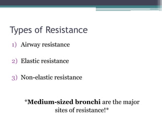 Respiratory Resistance | PPTX