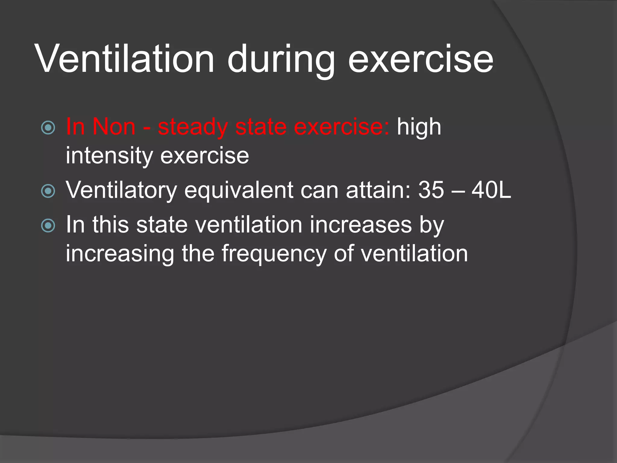 Respiratory response to exercise | PPTX