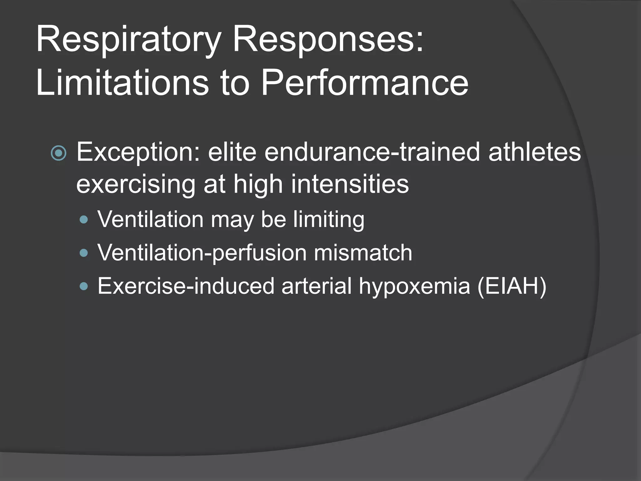 Respiratory response to exercise | PPTX