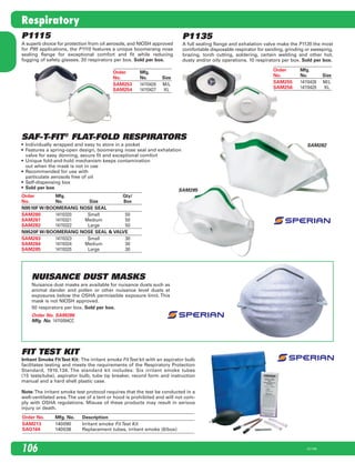 Respiratory Protection Selection Guide PDF | PDF