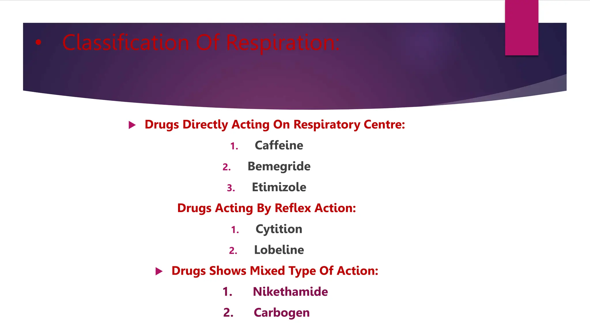Respiratory Stimulants. Pharmacology -3. | PPTX
