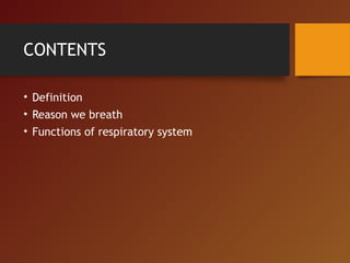breathing gas exchange | PPT