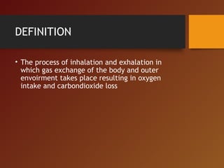 breathing gas exchange | PPT