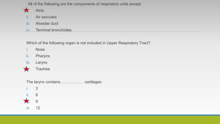 Respiratory system | PPTX