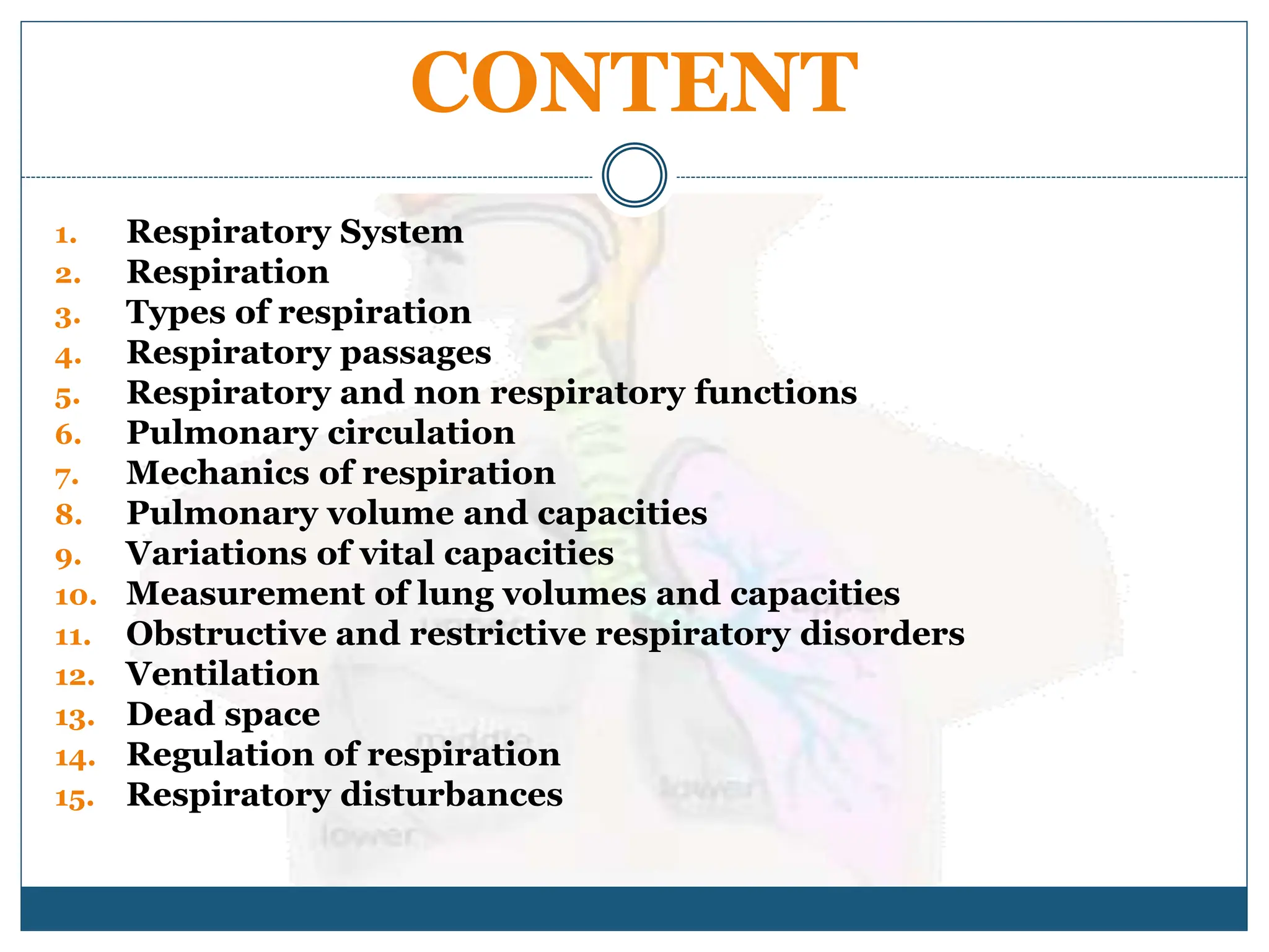 respiratory system its parts and different organs | PPTX