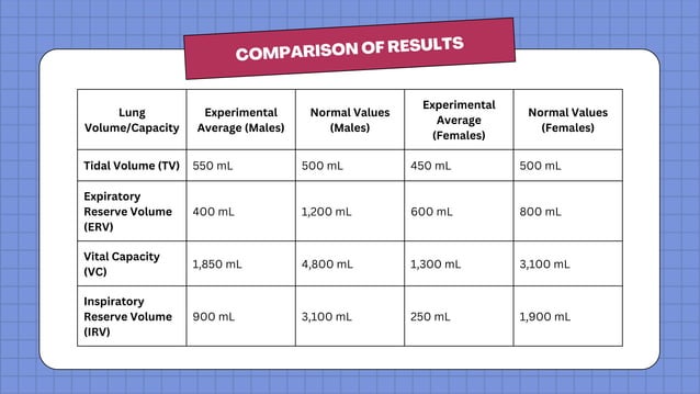 Respiratory System Physiology Experiment | PPT