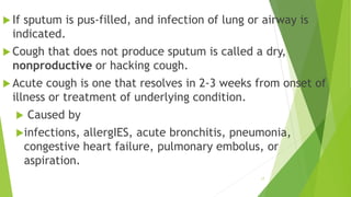 Respiratory System pathology detailed topic | PPTX