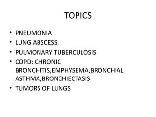RESPIRATORY SYSTEM PATHOLOGY (BSC NURSING).pptx