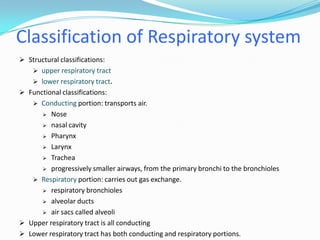 Respiratory system by_monalisa | PPT