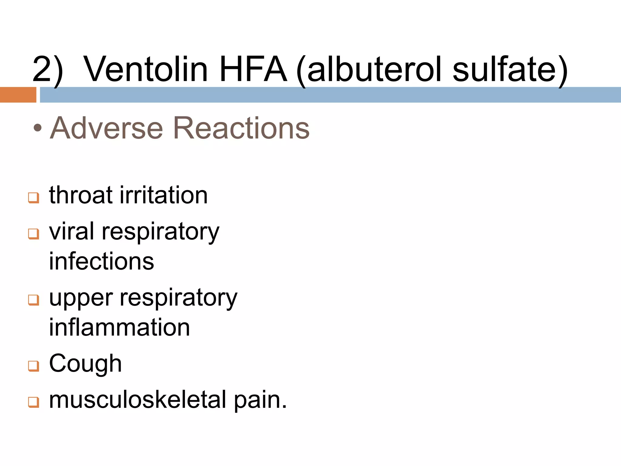 Respiratory System Prescriptions | PPTX