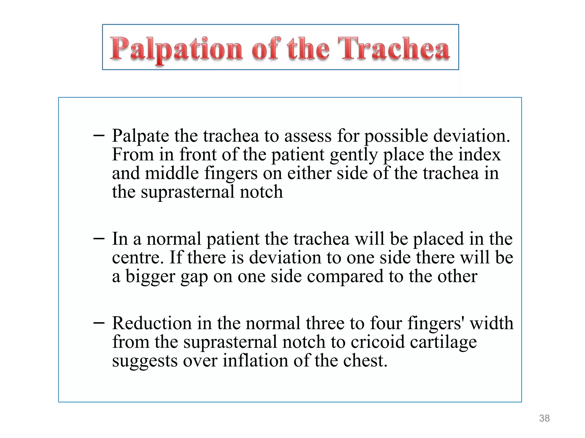 Respiratory system examination | PPT