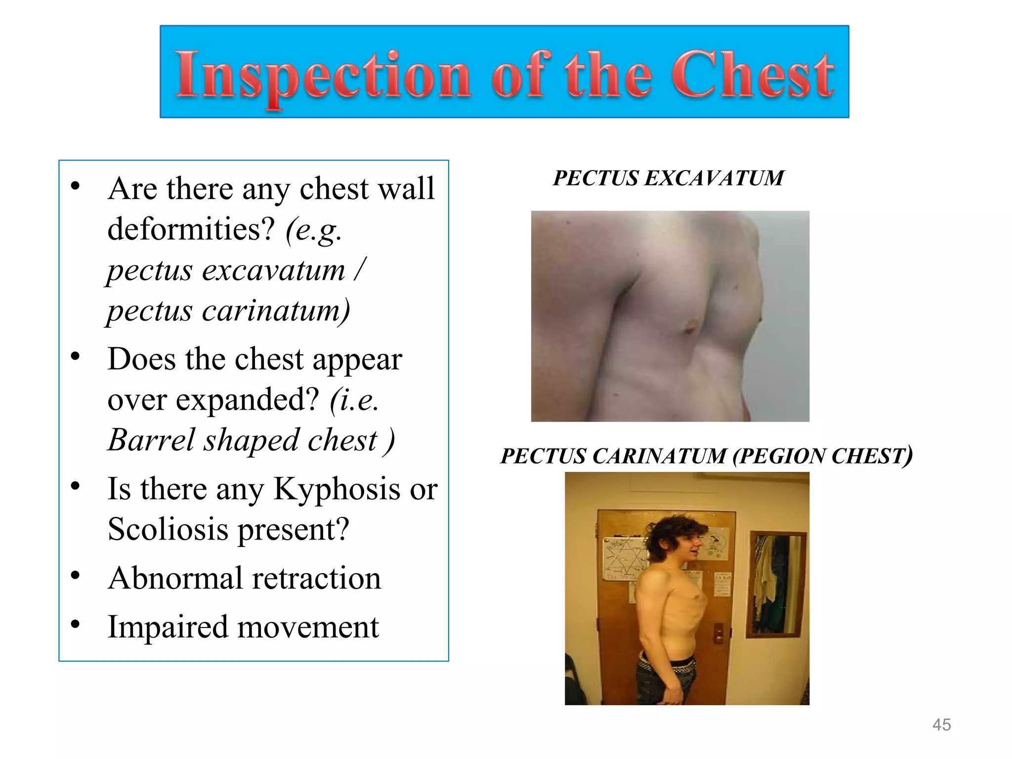Respiratory system examination | PPT