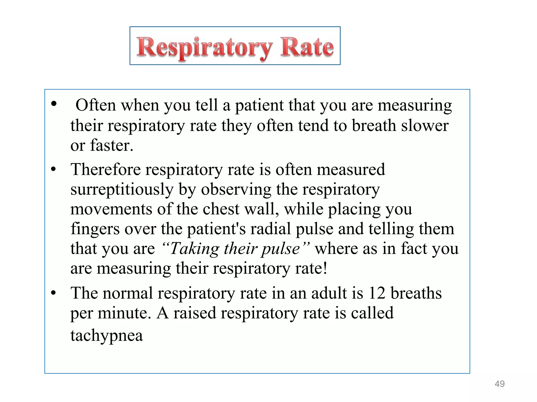 Respiratory system examination | PPT