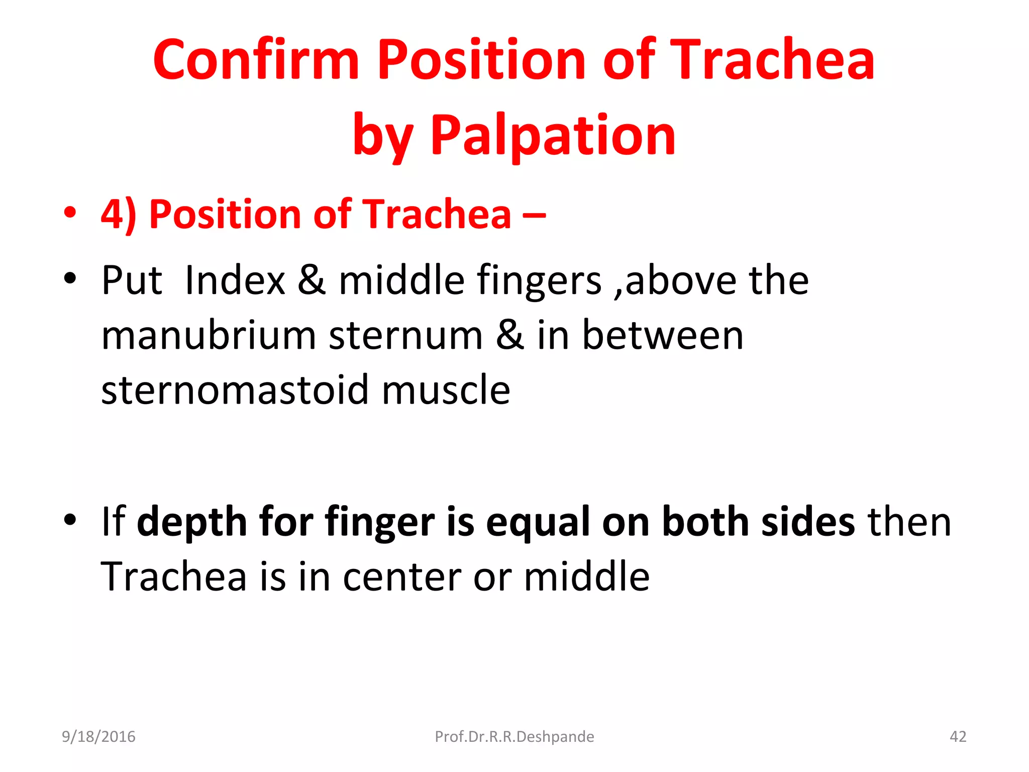 Respiratory system examination | PDF